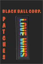 Love Wins - Embroidered Patch - Super Strip - 8" x 2"